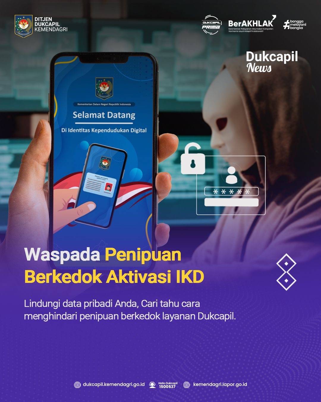 Waspada Penipuan Berkedok Aktivasi IKD - DISDUKCAPIL KARIMUN